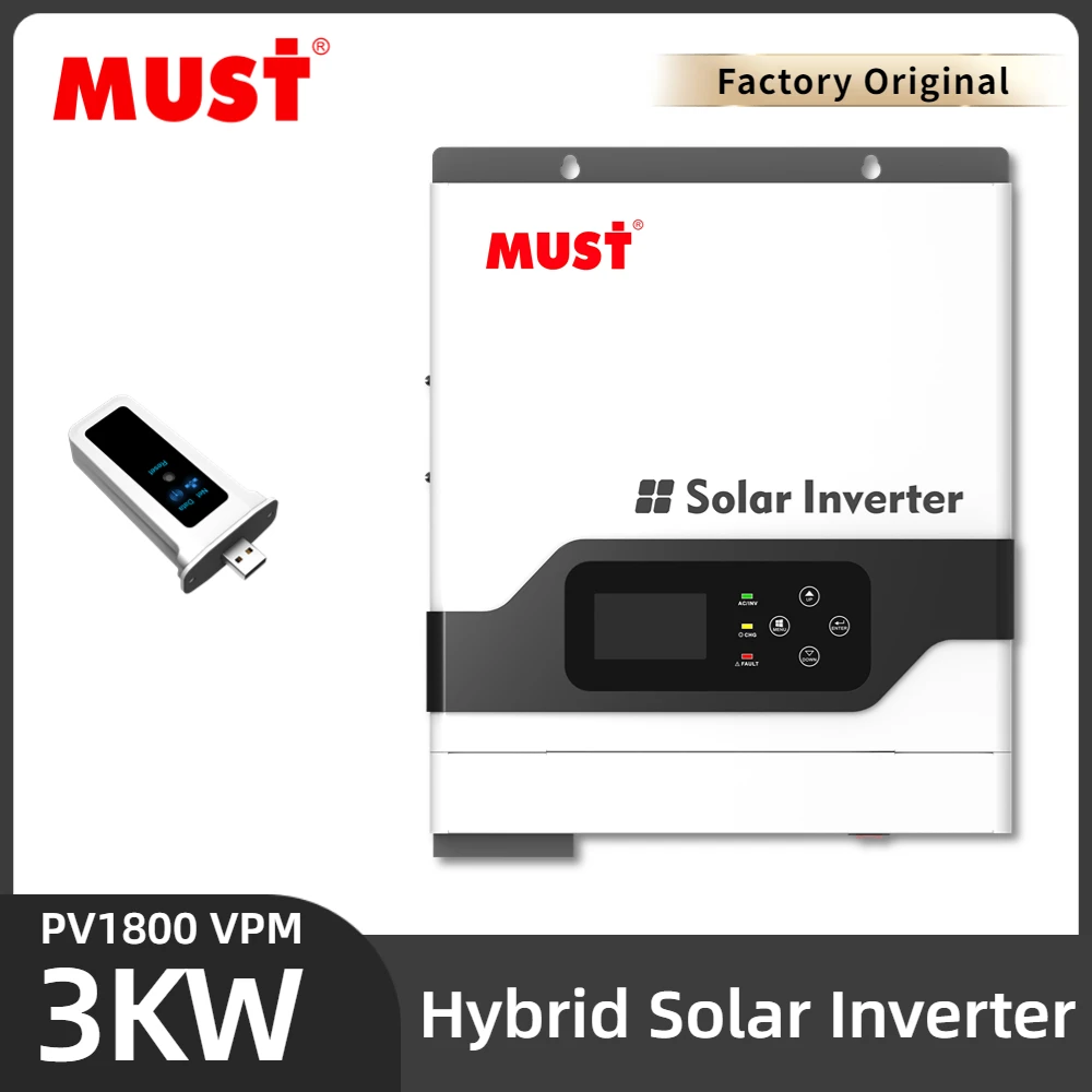 MUST-MPPT-24V-3KW-Hybrid-Off-Grid-Solar-Inverter-PV18-VPM-3000w-Built ...