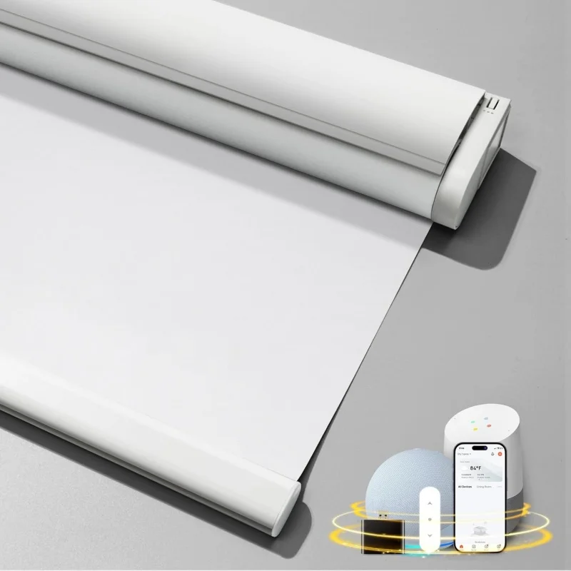 China factory wholesal dual layer motorized smart blinds with WiFi ...
