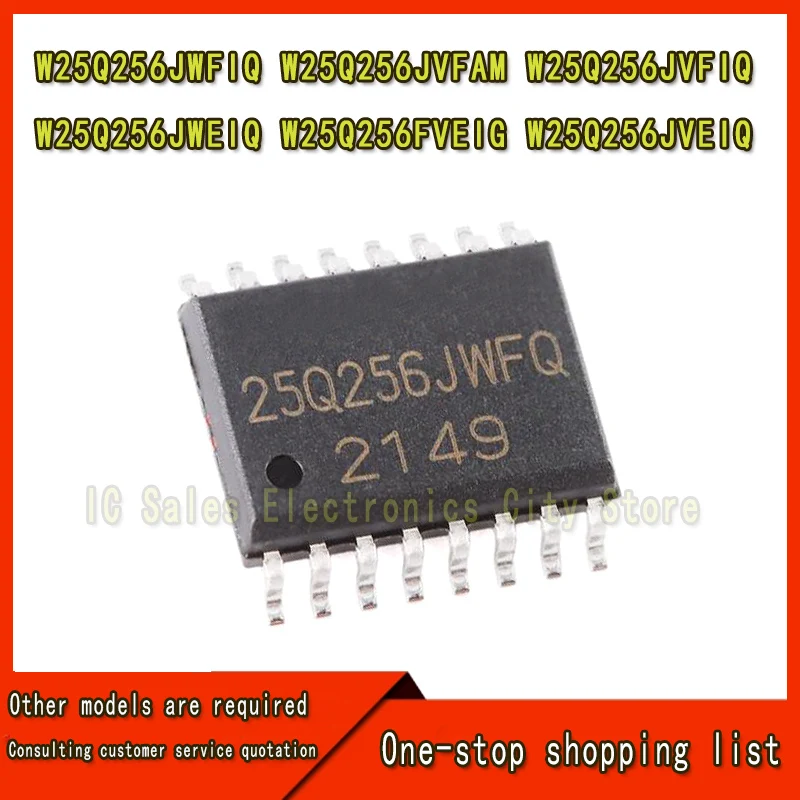 1pcs-W25Q256JWFIQ-W25Q256JVFAM-W25Q256JVFIQ-W25Q256JWEIQ-W25Q256FVEIG ...