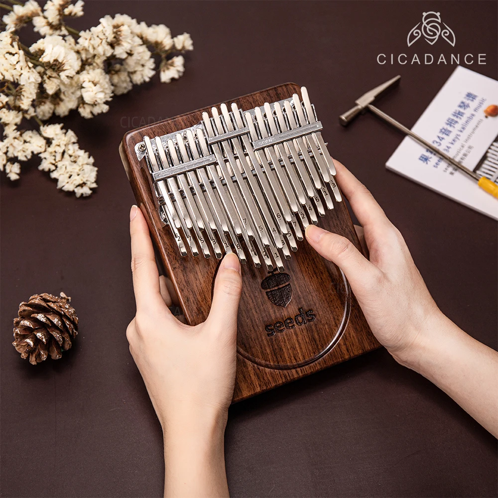Kalimba Musical Instruments | Chromatic Kalimba 34 Keys | Kalimba Music ...