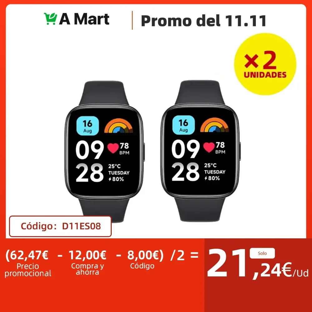 Redmi-Watch-3-Active-reloj-inteligente-pantalla-grande-de-1-83-pulgadas ...