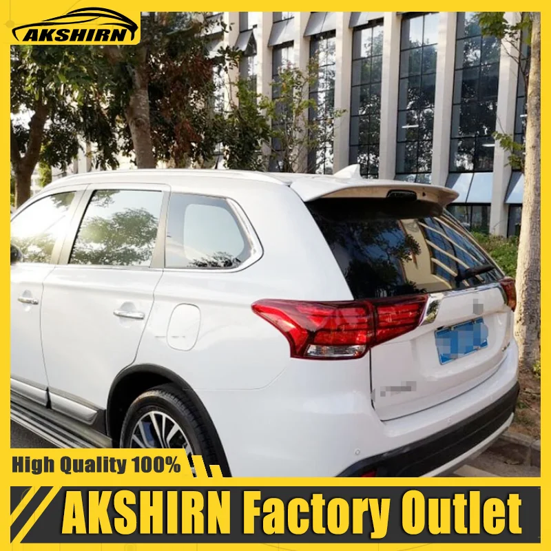 For Outlander Spoiler 2013-2018 Mitsubishi Outlander QBK Spoiler ABS ...