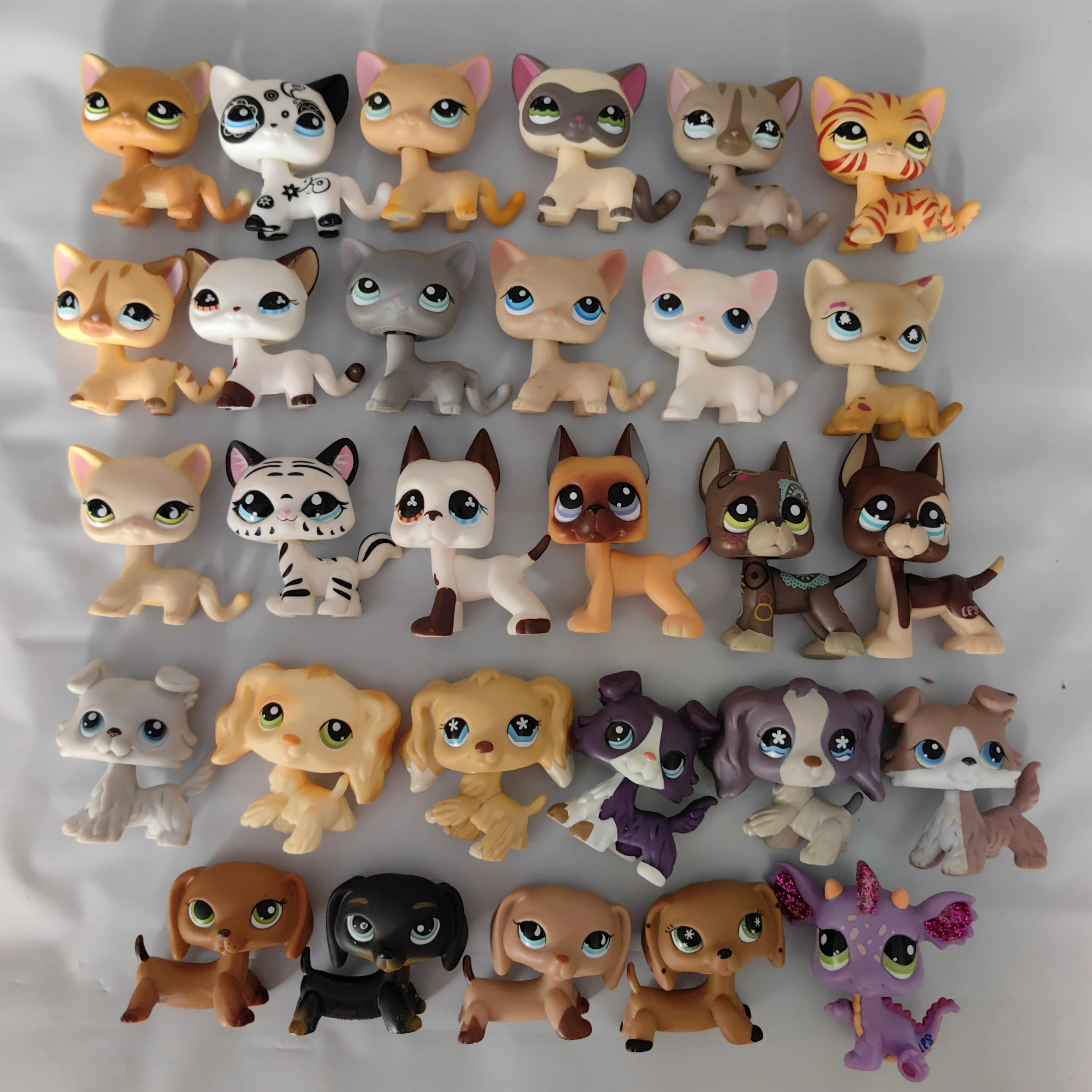 Little-Baby-pets-LPS-Cute-Short-Hair-Cats-Deer-Tortoise-Bear-Monkey ...