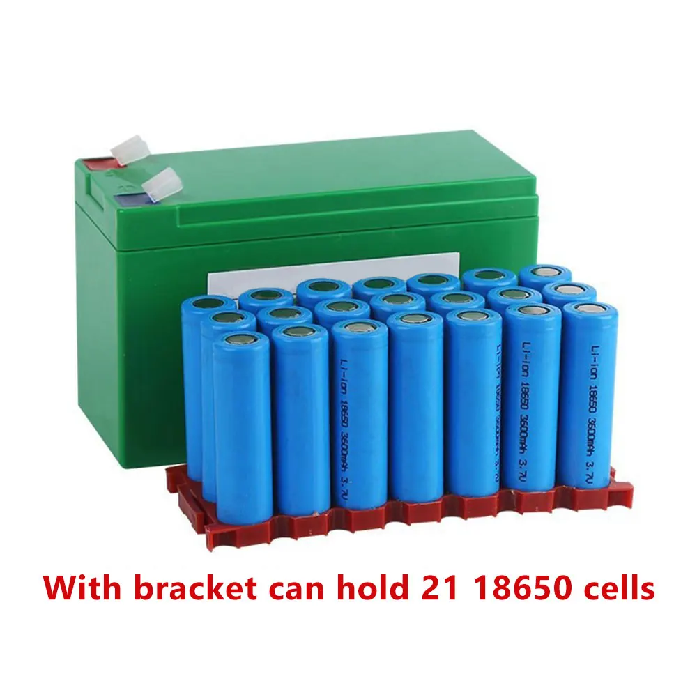 for DIY 12V 7Ah Lithium Battery LiFePO4 Case 18650 Storage Box ...