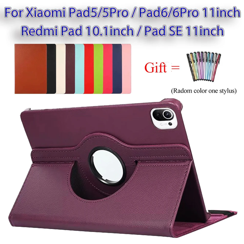 Rotating Case for Xiaomi Pad 5/Pad 6 11" Redmi Pad 10.6" Redmi Pad SE ...