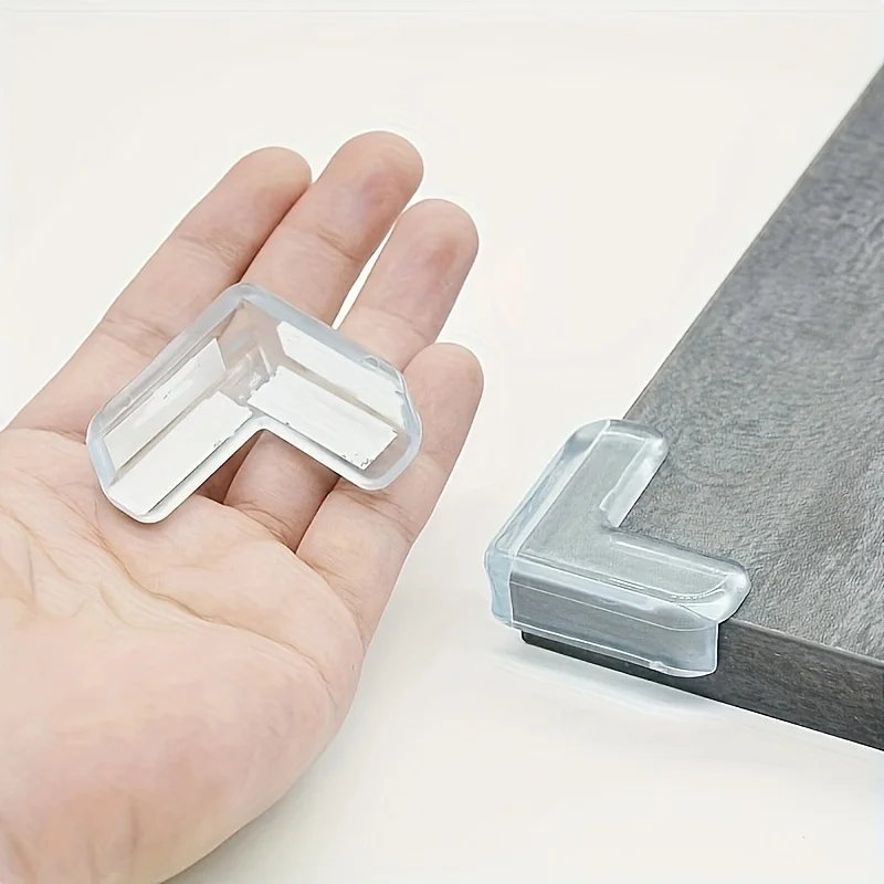 10PCS-Transparent-Anti-Collision-Angle-PVC-Pad-Child-Safety-Corner ...