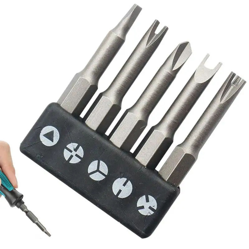 Drill-Driver-Bit-Set-5Pcs-Special-shaped-Screwdriver-Bit-Kit-U-shaped-Y ...