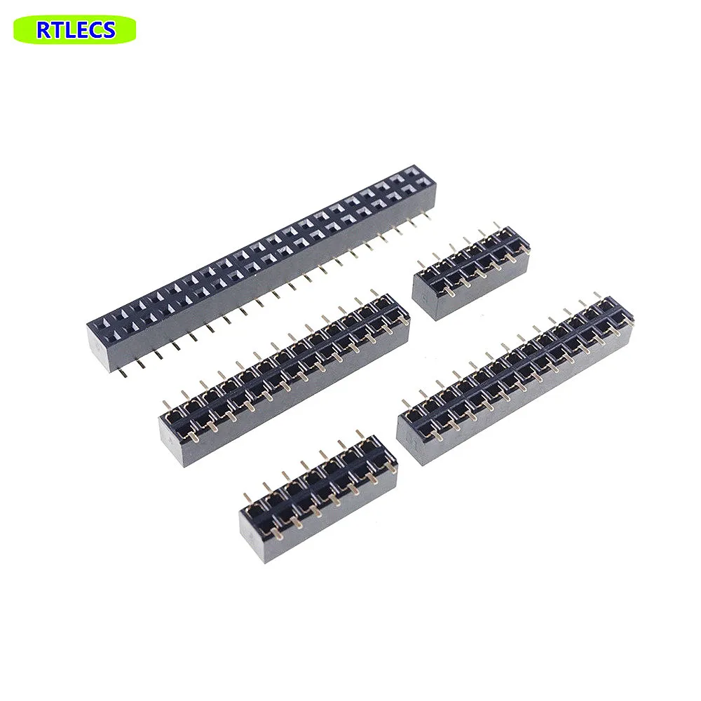 5 pcs Low Profile SMT Female PCB Header 2.54 mm 0.100" Pitch 2x6 2x7 ...