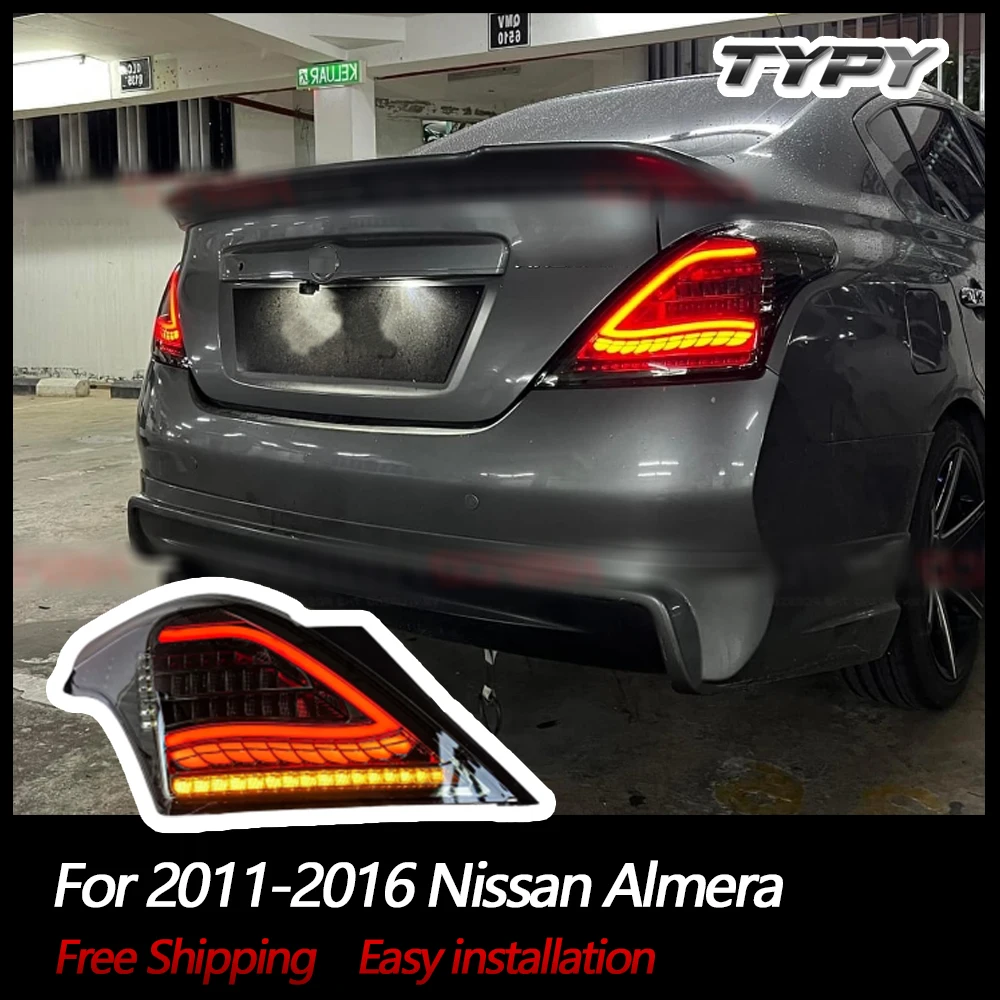 TYPY-Car-Lights-For-Nissan-Almera-Taillght-2011-2016-LED-Car-Lamps ...