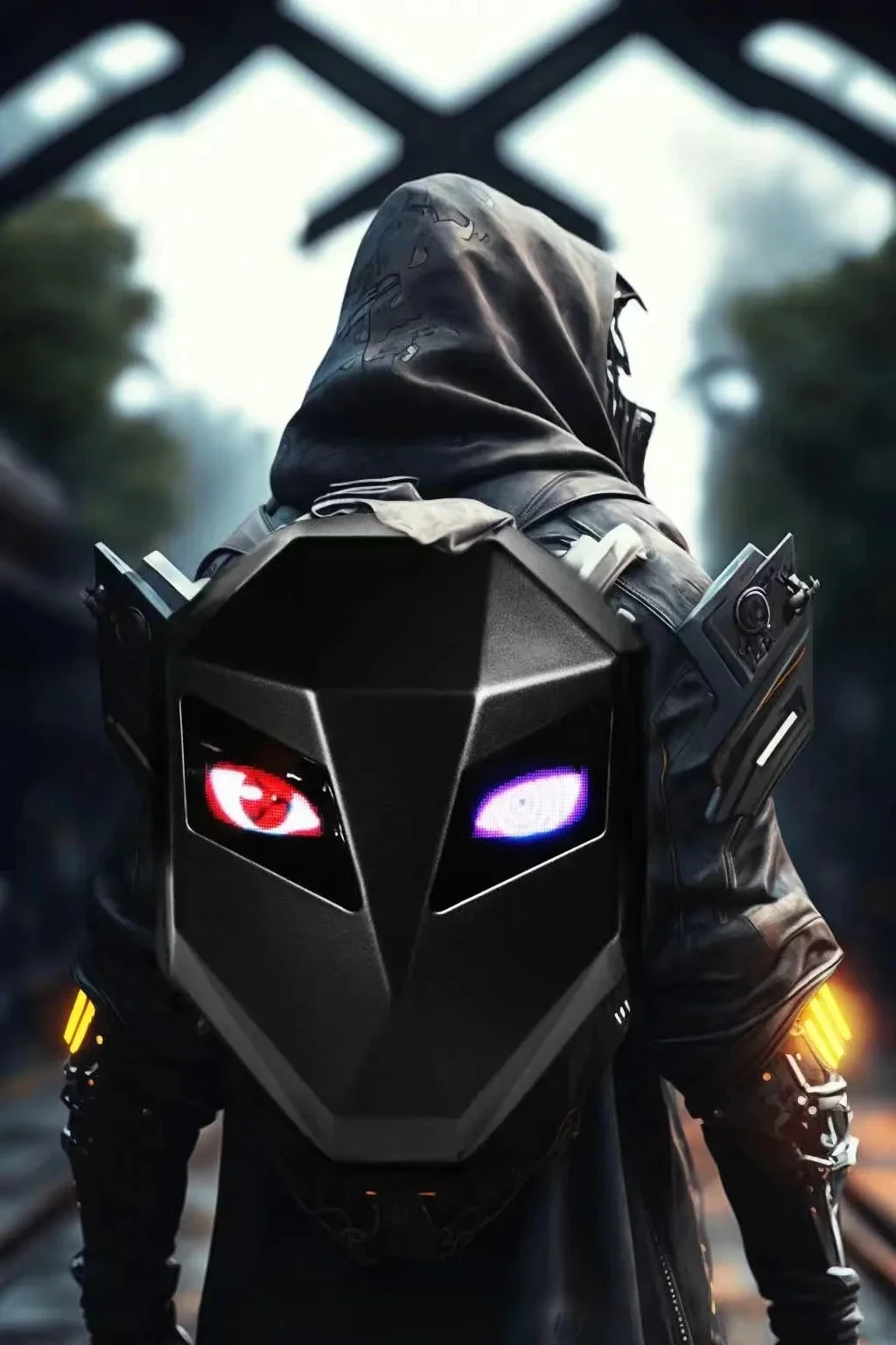 LOY-LED-Knight-Cycling-Backpack-with-Eye-Motorcycle-Helmet-Waterproof ...