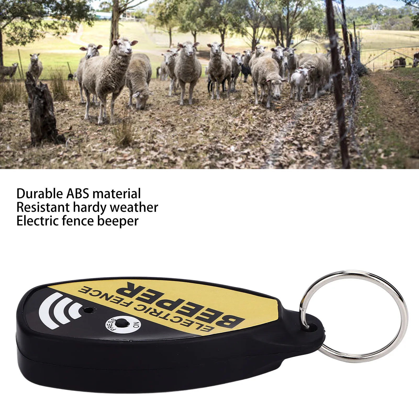 Electric Fence Beeper Tester ABS Fence Voltage Tester for Farms Home ...