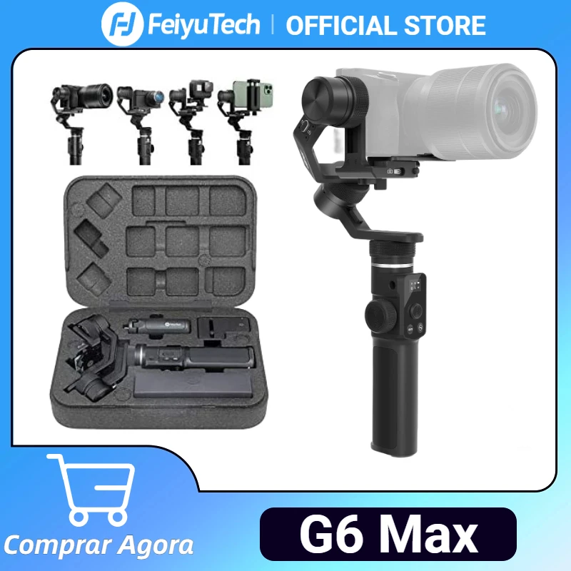 FeiyuTech-G6-MAX-All-in-One-Gimbal-Stabilizer-3-eixos-Handheld ...