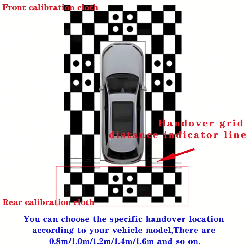 Debugging Cloth 2D 3D Car Camera Correction Calibration Cloth for 360 ...