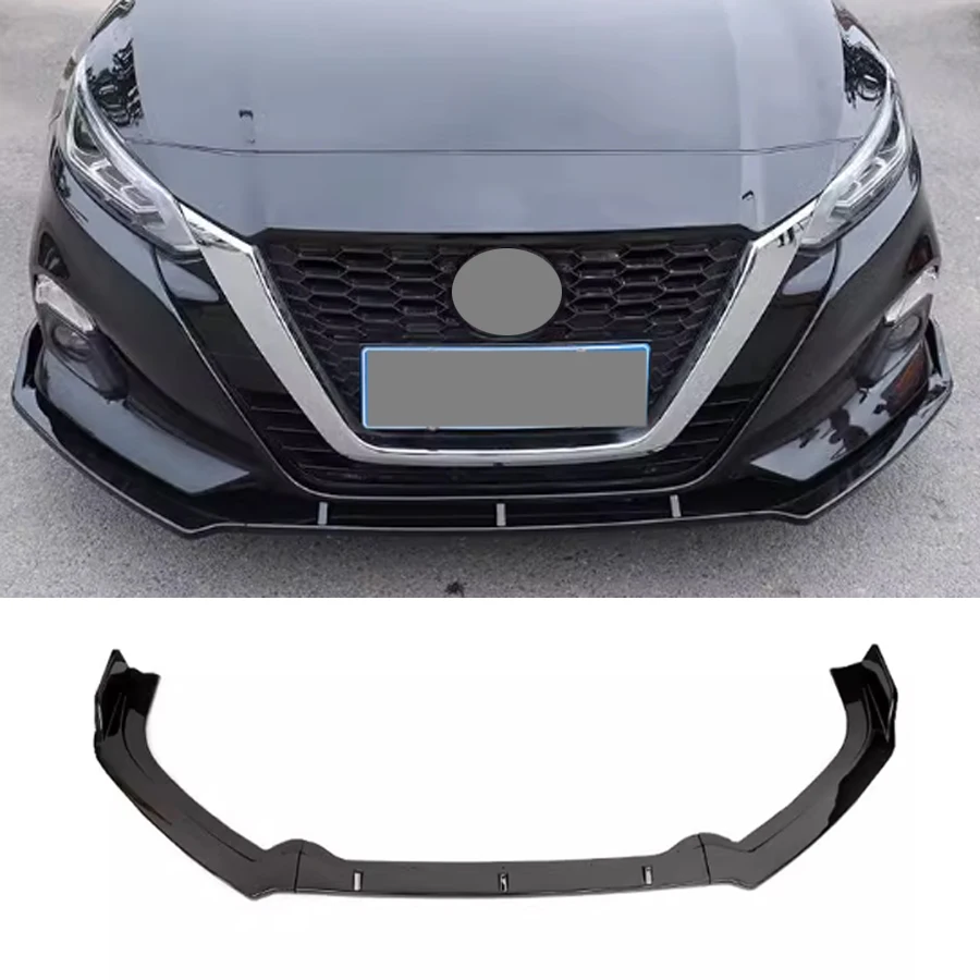 Front-Bumper-Spoiler-Lip-Lower-Body-Kit-Diffuser-Splitter-Tuning-Guard ...