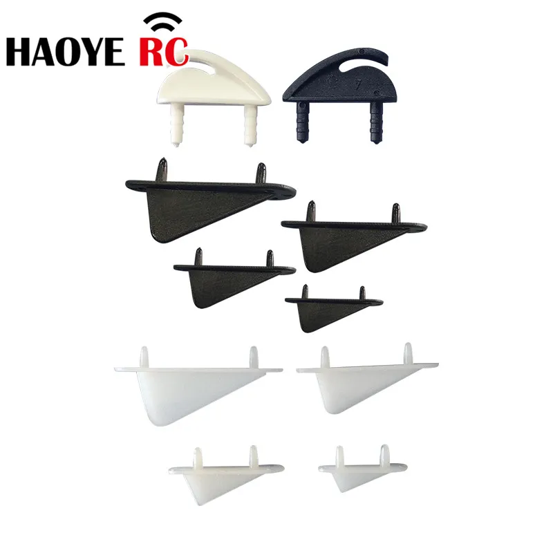 Haoye-10-pcs-Triangular-Nylon-Fixed-Tip-Protector-Wing-Retainer-Skids ...