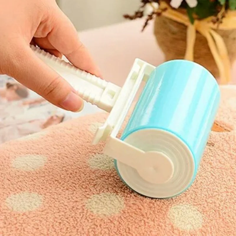 Reusable-Clothes-Dust-Removal-Roll-Sticky-Hair-Roll-Washable-Lint ...