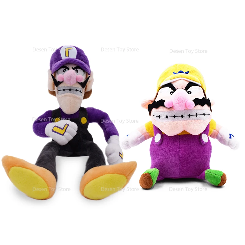 2-Arten-Anime-Mario-Pl-sch-Waluigi-Wario-lila-Stofftiere-Anime-Puppe-Pl ...