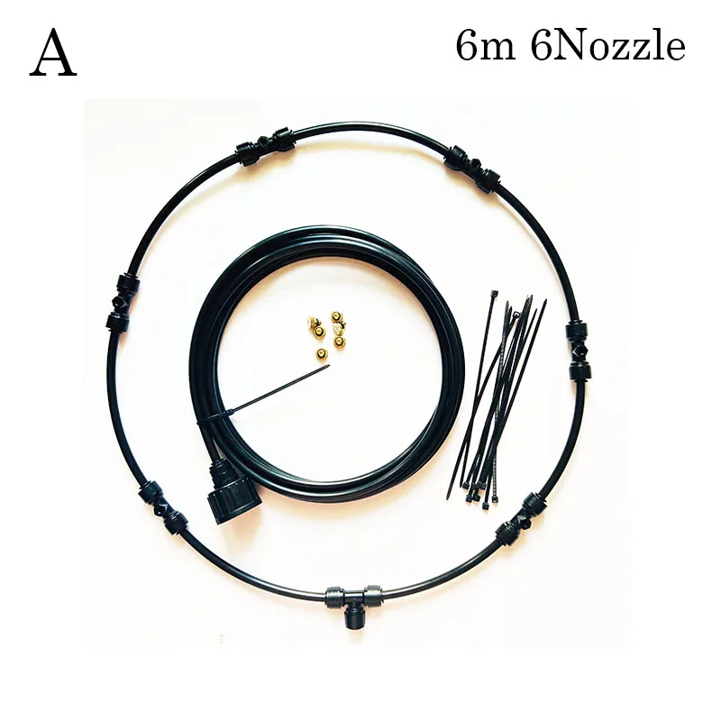 Mist-Fan-Ring-Kit-Garden-Water-Sprayer-With-Brass-Sprinkler-Nozzles ...