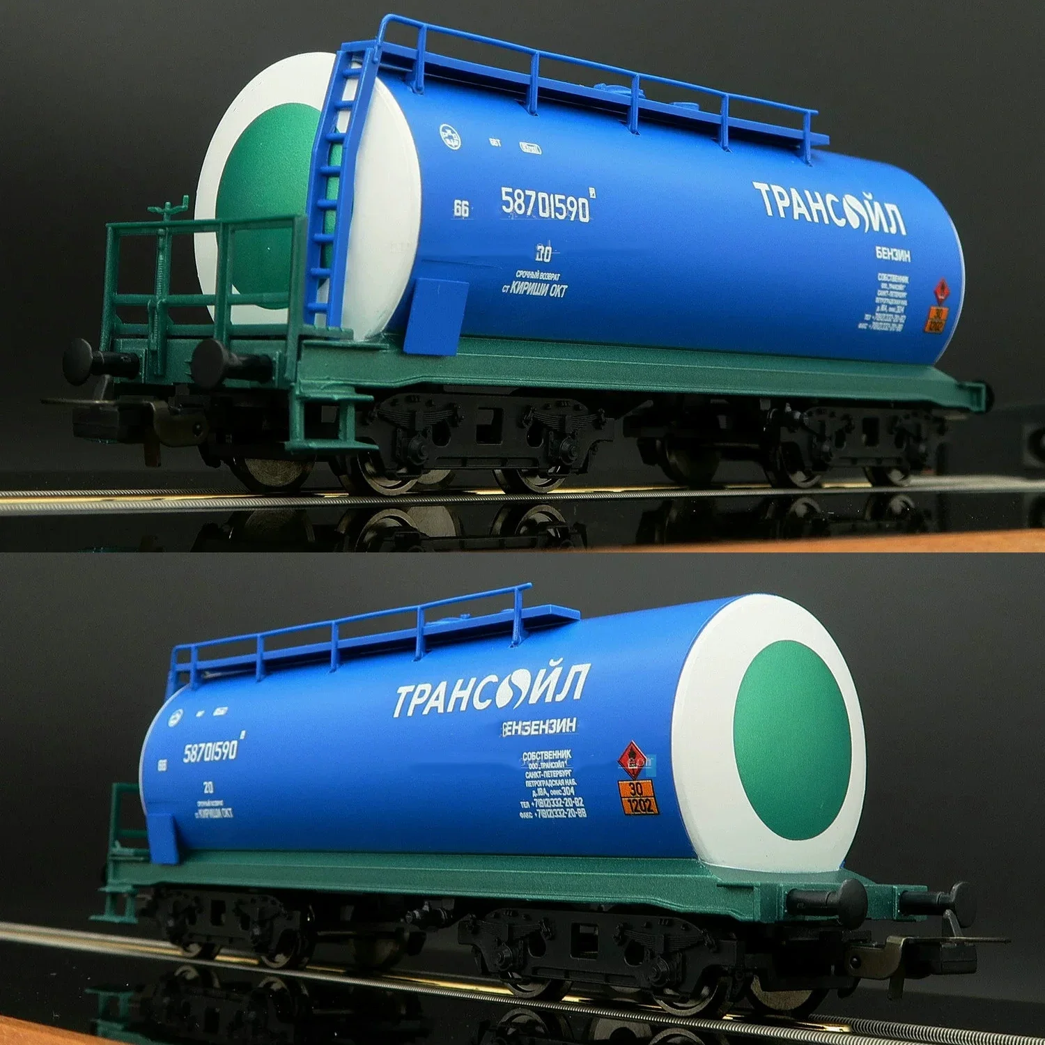 PIKO-HO-1-87-RZD-Train-Model-Russian-Railway-Tank-Car-Six-Generations ...