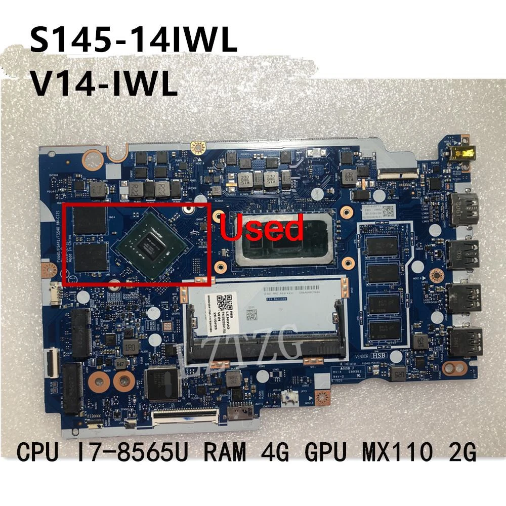 Used For Lenovo Ideapad S145-14IWL/V14-IWL Laptop Motherboard mainboard ...