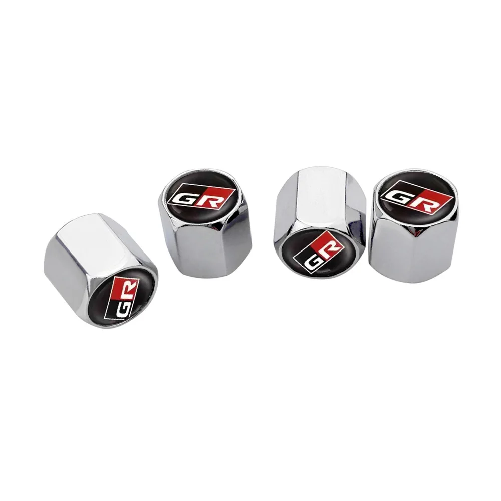 Car Styling Wheel Caps Tire Valve Cap For Toyota GR Sport Corolla C-HR ...