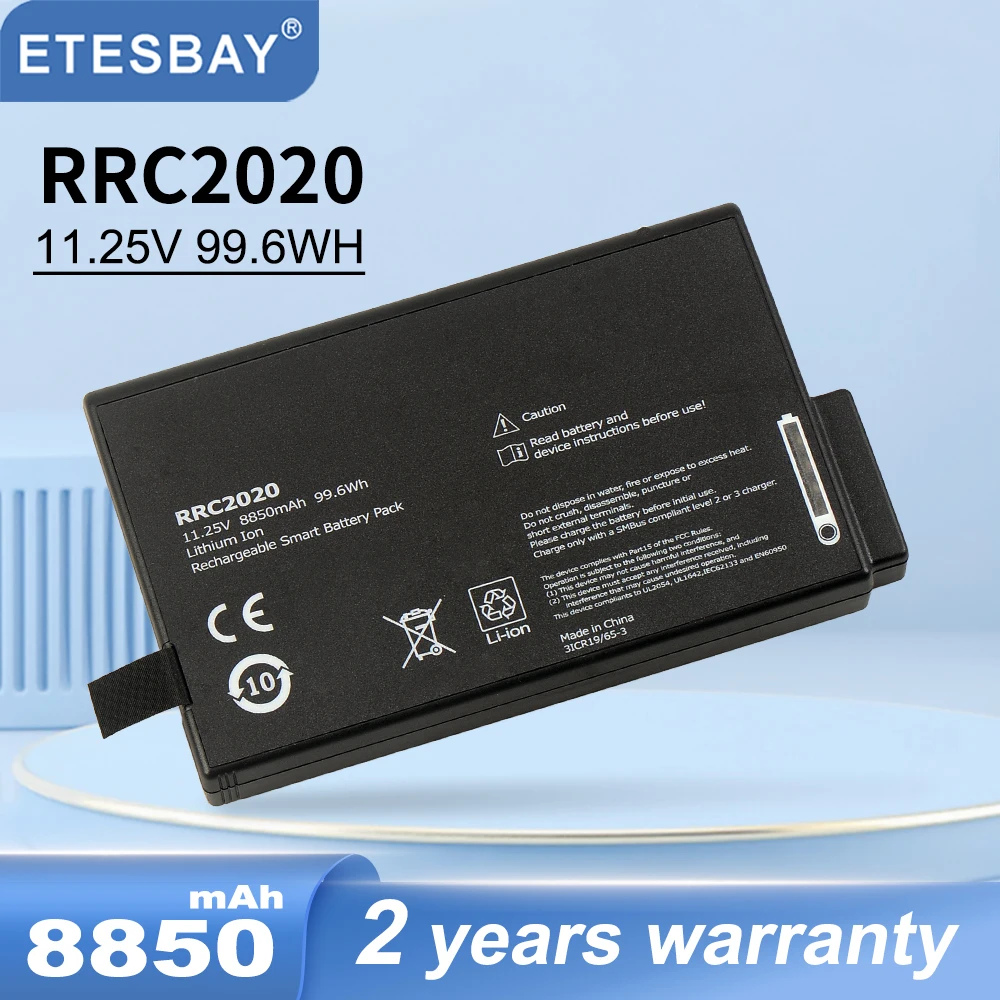 ETESBAY-RRC2020-RRC2020-L-Battery-For-Philips-VS3-VS4-VS3-VM4-VM6-VM8 ...