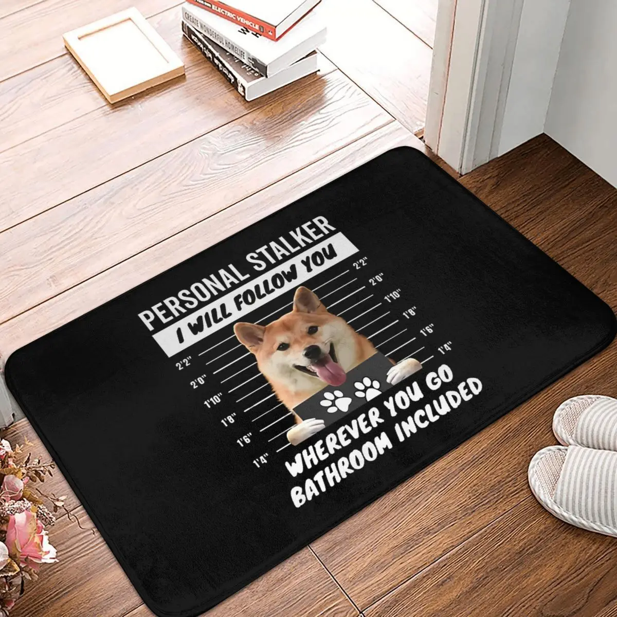 Shiba-Inu-Bedroom-Mat-Personal-Stalker-Dog-Doormat-Flannel-Carpet ...