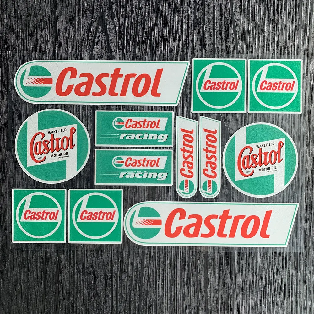 Castrol-Motor-Oil-Racing-Sponsor-Motorcycle-Car-Decals-Reflective ...