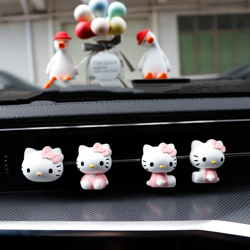 Sanrio Kawaii Hello Kitty Car Aroma Diffuser Cartoon Car Air ...