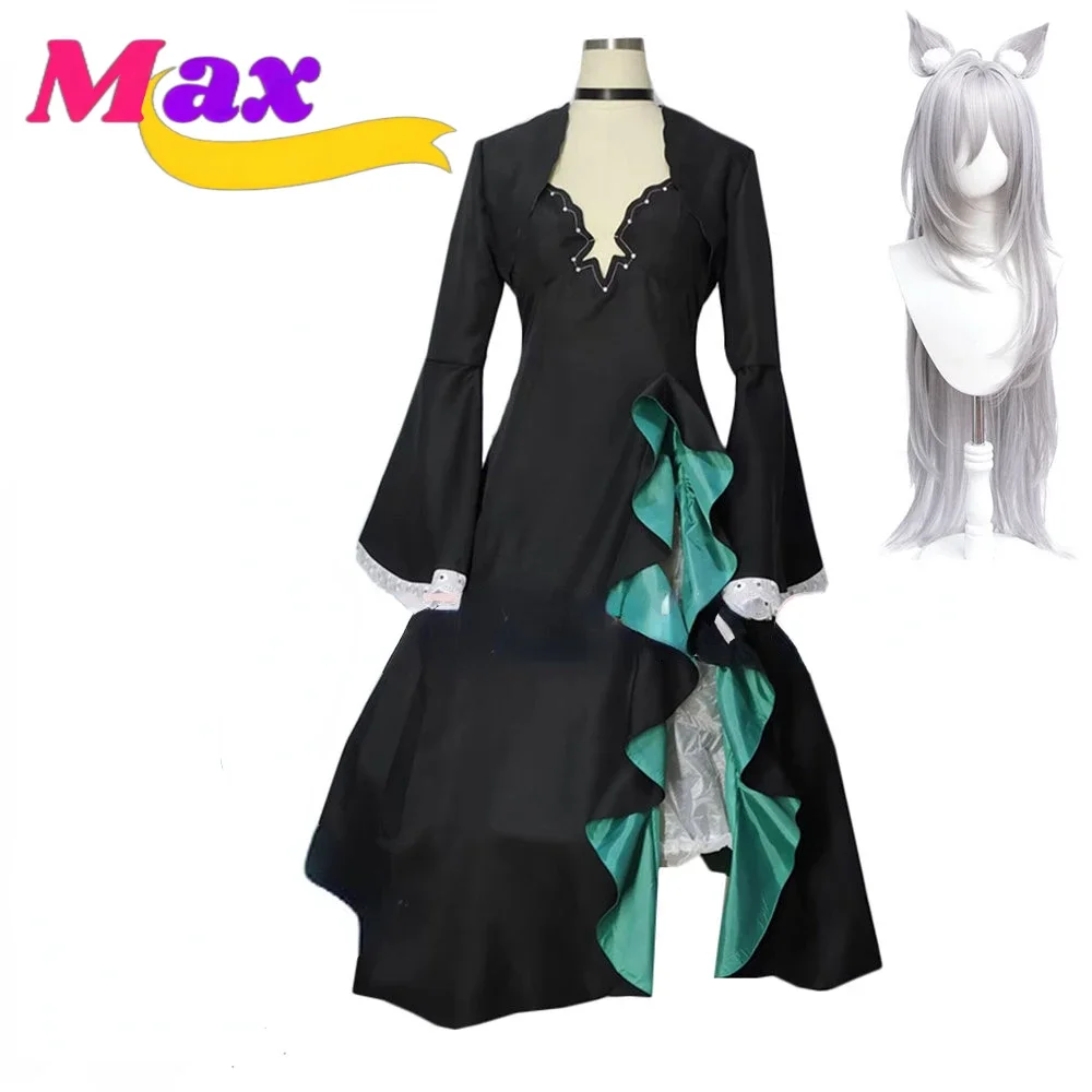 wby2 Cos Sunaokami Shiroko Dress Game Cosplay Costume Cute Party Suit ...
