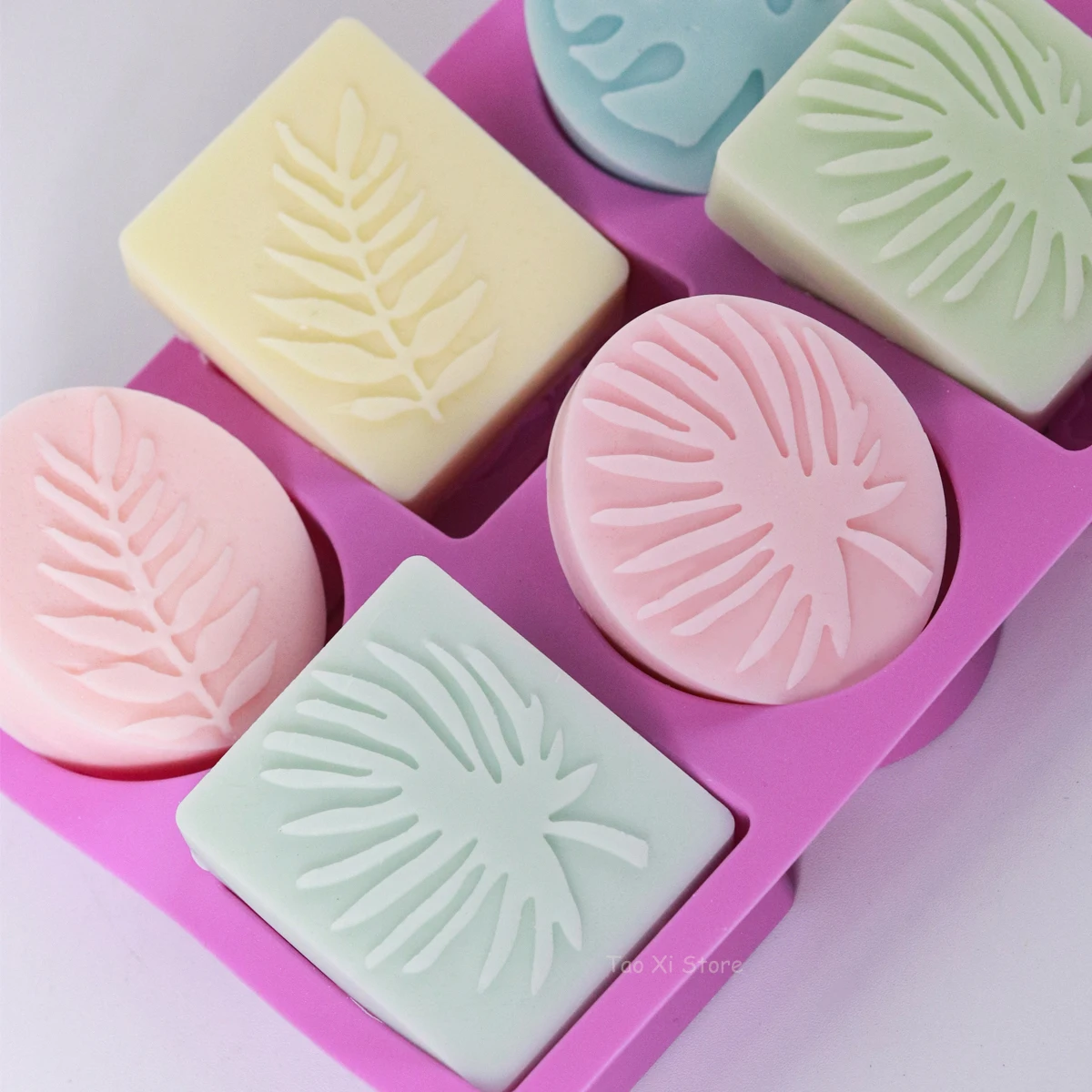 Stampo-in-Silicone-per-sapone-a-forma-di-foglie-a-6-fori-per-stampi-per ...