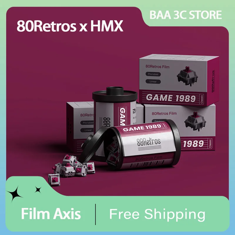 80Retros-X-HMX-Film-Axis-Customized-Retro-Keyboard-GAME-1989-KD200-FJ400-Switch-Keyboard ...