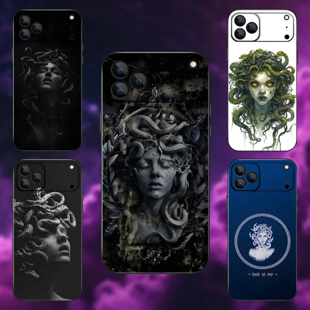 M-Medusa Greek Mythology Phone Case For iPhone 17,16,15,14,13,12,Pro ...
