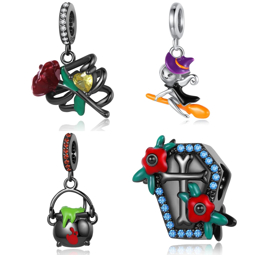 Silver-Colors-Magic-Witch-Pendant-Fit-Pandora-Charms-Silver-Colors ...