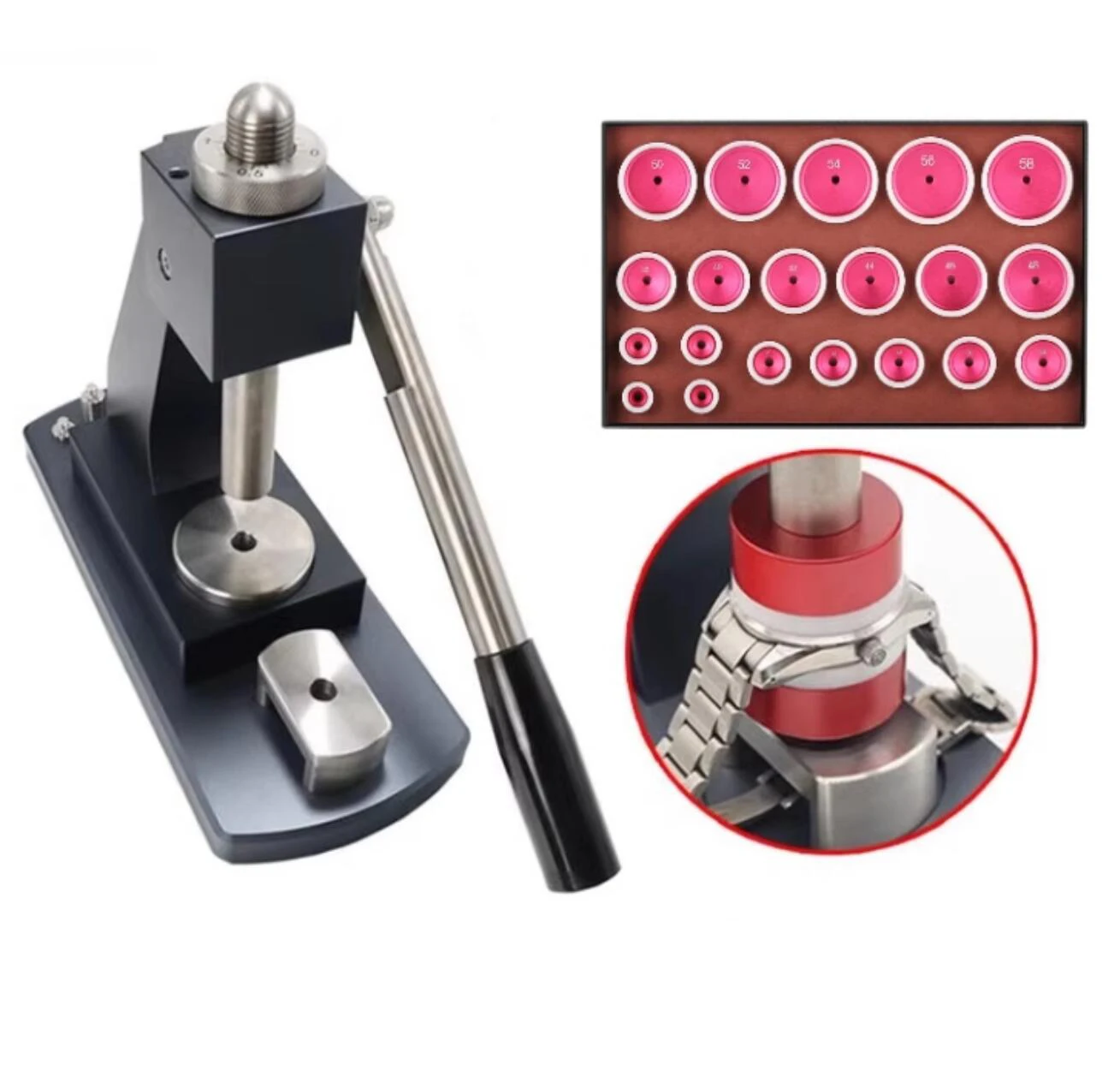 New-Updated-6173-Watch-Back-Case-Press-Tool-Mineral-Glass-Crystal ...