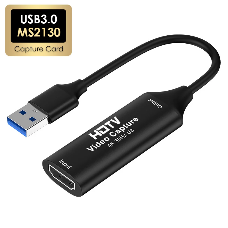 MS2130 USB3.0 HDTV Video Capture Card 1080/60Hz Game Grabber Record for ...