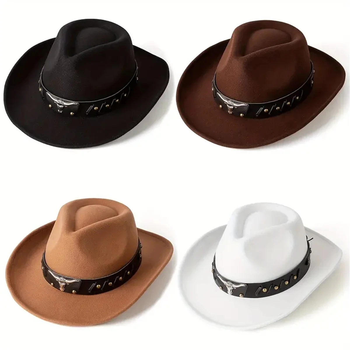 Un-sombrero-de-vaquero-occidental-para-hombres-y-mujeres-sombrero-de ...