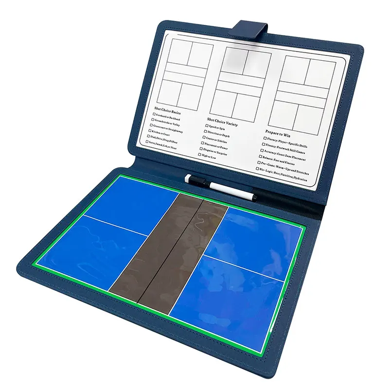 Folding Pickleball coaching board Double-sided magnetic writable ...