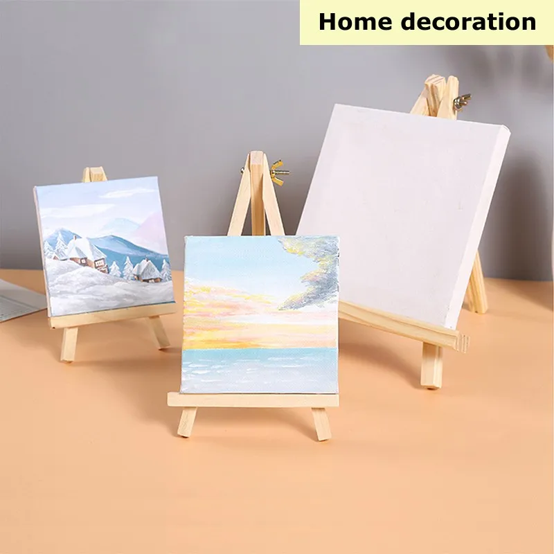 Natural-Wood-Mini-Easel-Frame-Tripod-Display-Home-Table-Paiting-Stand ...