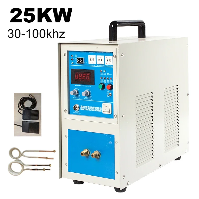 25KW-30-100KHz-High-Frequency-Induction-Heater-Furnace-ZVS-Induction-Heater-Silver-Gold-Melting ...