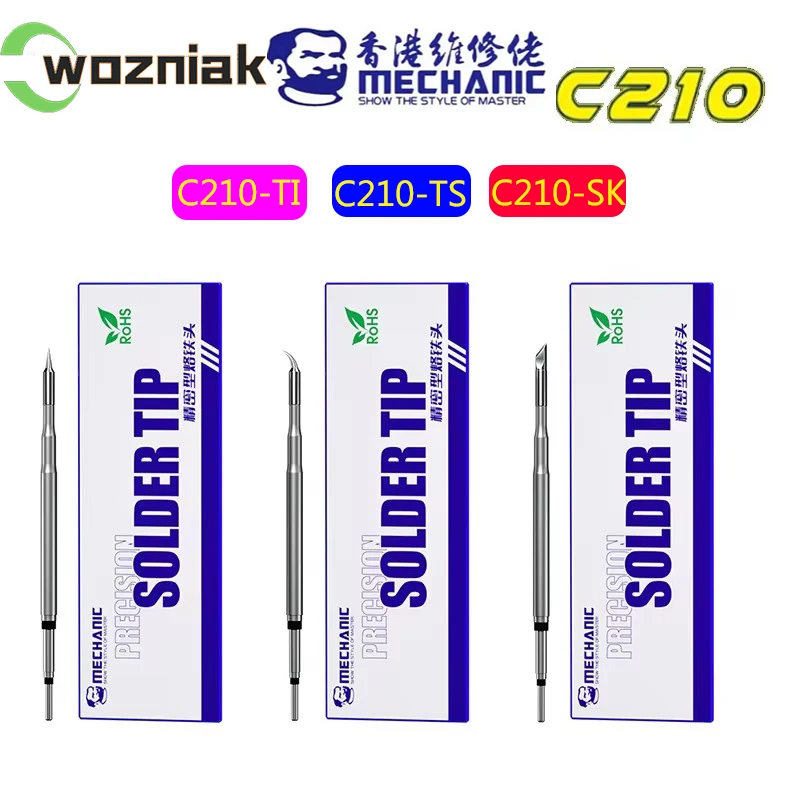 MECHANIC-C210-Tips-Universal-C210-Soldering-Iron-Tip-Compatible-For ...