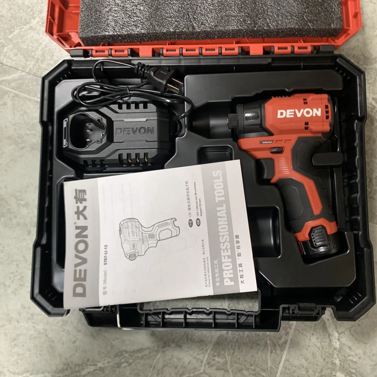 Devon-5767-12v-Cordless-Impact-Screwdriver-Brushless-140Nm-3300rpm ...