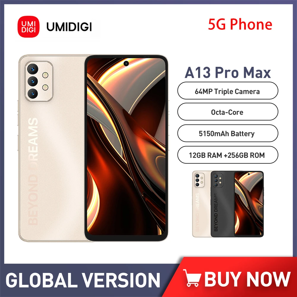 UMIDIGI-A13-Pro-Max-5G-Smartphone-6-8-Inch-FHD-12GB-256GB-Android ...
