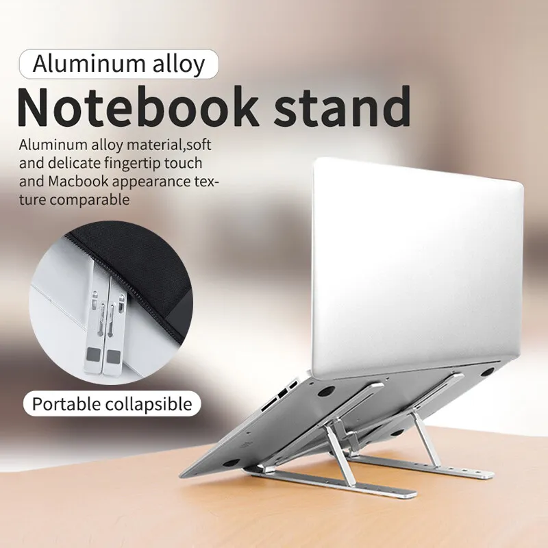 Laptop-Stand-Holder-Foldable-Tablet-Adjustable-Portable-Cooling-Bracket ...