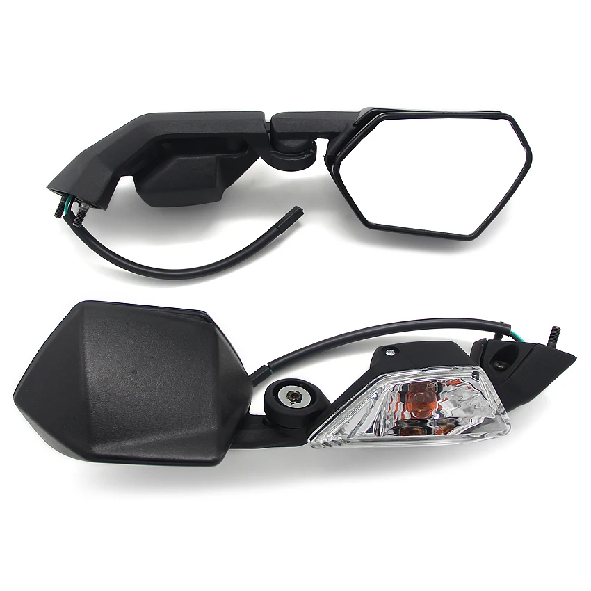 Motorcycle Led Turn Signal Rearview Mirror For Kawasaki 56001 0102