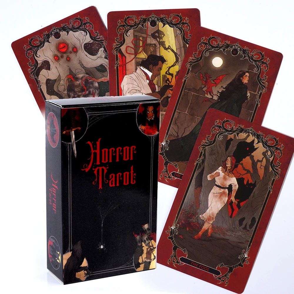 Horror Tarot each of the 78 cards in this deck feature inspired by ...