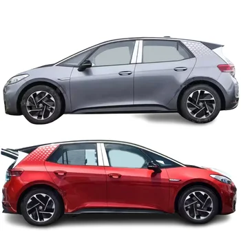 Pair Car Rear Sticker Spoiler Side C Pillar Decal Graphics Vinyl ...