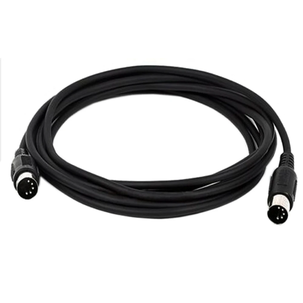 MIDI DIN 5PIN Male to Male Cable MIDI 5 Pin DIN Plug to 5 Pin DIN Audio Extension Male Cable din ...