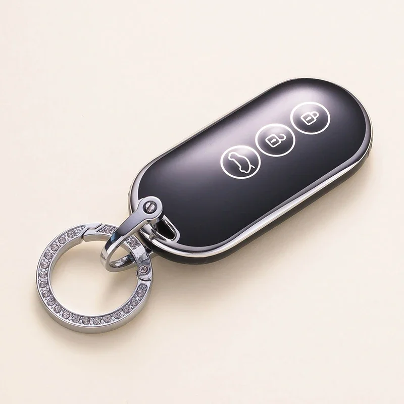 TPU Soft 3 Buttons Smart Car Remote Key Case Cover Holder Shell Fob ...