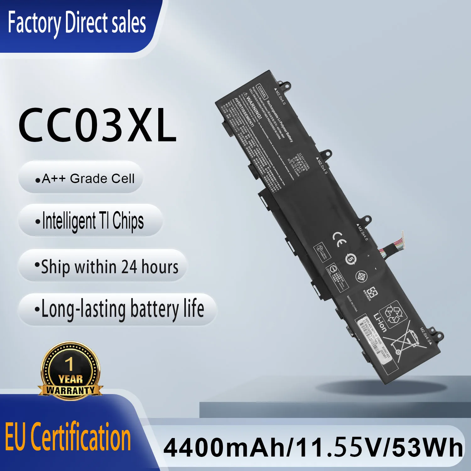 CC03XL Laptop Battery For HP Probook 635 ZBook Firefly 14 G7 G8 ...